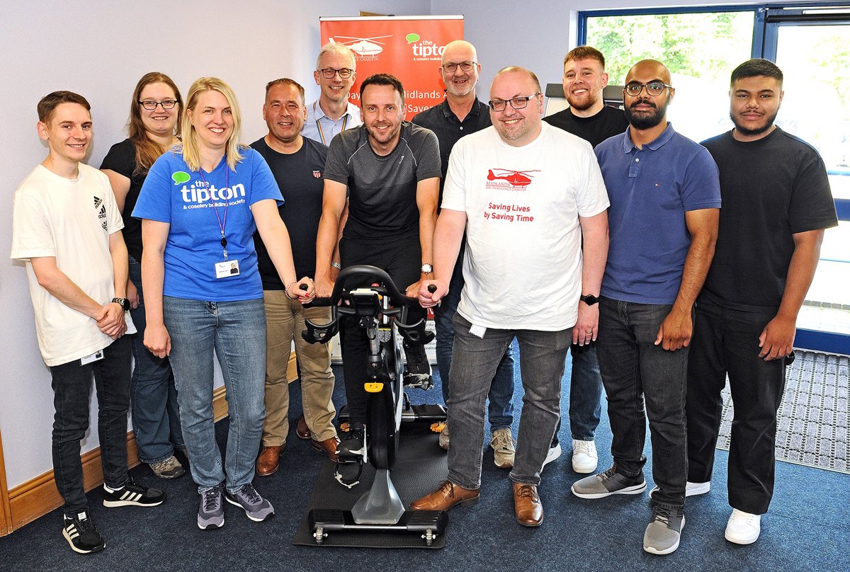 Colleagues at the Tipton & Coseley Building Society go for a spin to ...