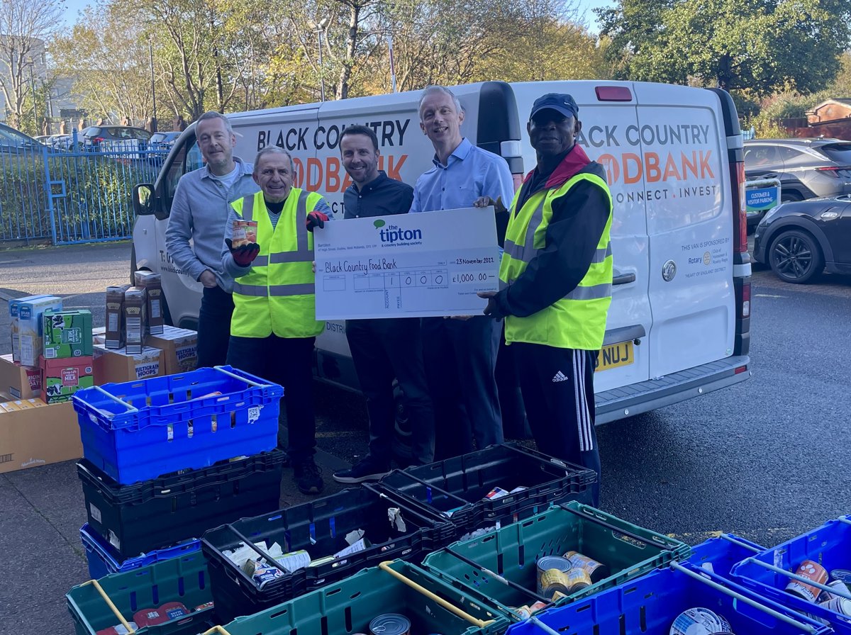 The Tipton supports the local community through food bank donation
